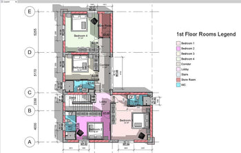 Revit Room Creation Annotation: A Complete Guide with Color Floor Room ...