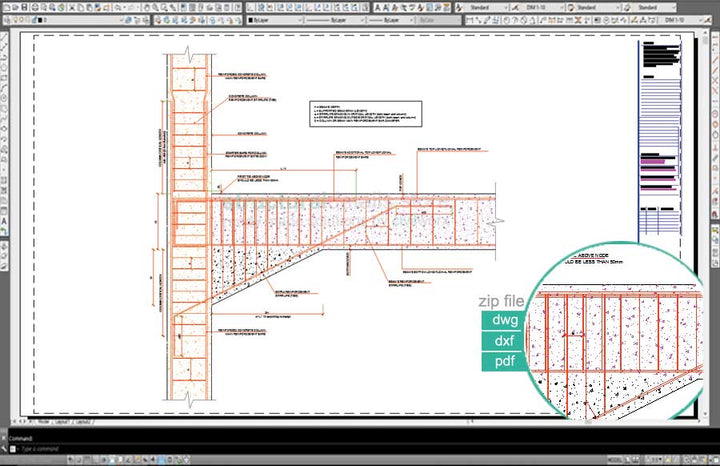 Reinforced Concrete Beams CAD drawings - structuraldetails – Page 2