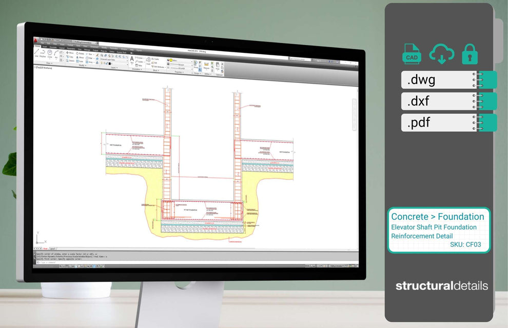 Elevator Shaft Pit Foundation Reinforcement Detail – structuraldetails