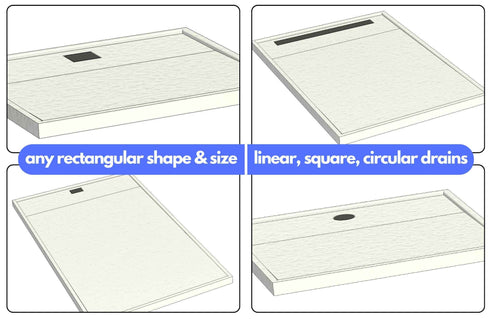Shower Tray Fully Parametric Revit Family - structuraldetails