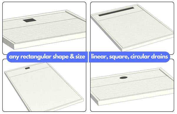 Shower Tray Fully Parametric Revit Family - structuraldetails