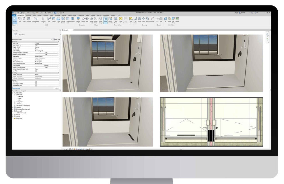 Shower Tray Fully Parametric Revit Family - structuraldetails