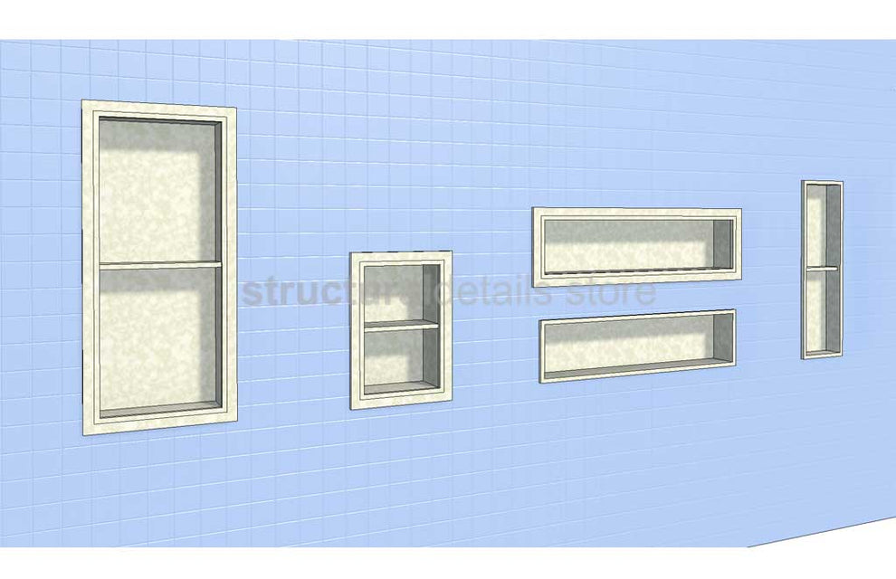 Wall Niche Wall Based Revit Family - structuraldetails