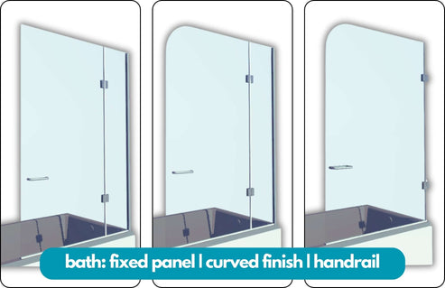 Bath Shower Glass Screen Revit Family - structuraldetails