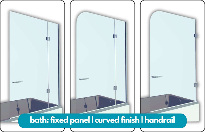 Bath Shower Glass Screen Revit Family - structuraldetails