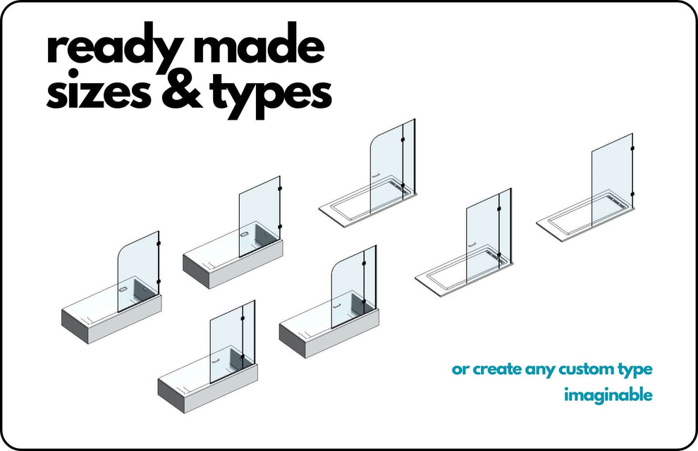 Bath Shower Glass Screen Revit Family - structuraldetails