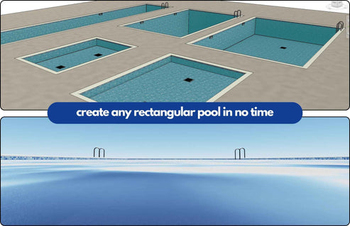 Rectangular Swimming Pools Fully Parametric Revit Family ...