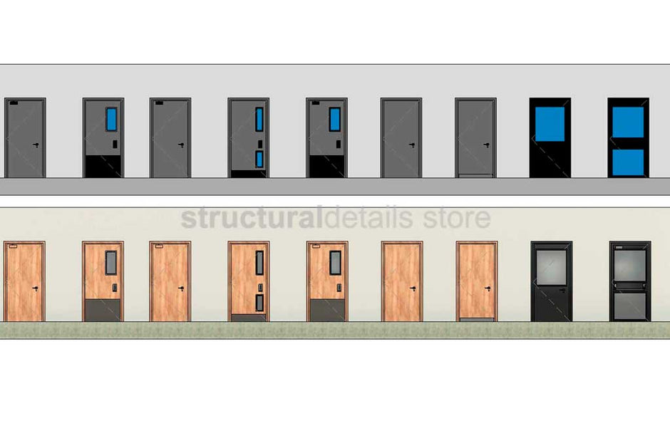 Revit Doors Families Library - structuraldetails