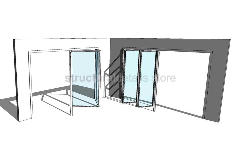 Fully Parametric Bi-Fold Doors Revit Family - structuraldetails