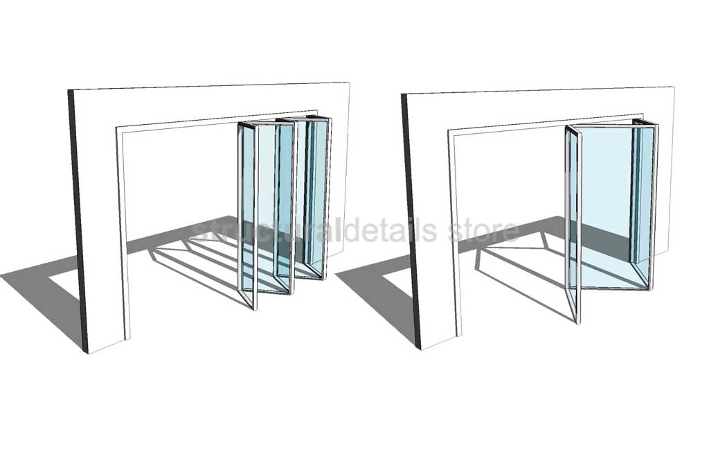 Fully Parametric Bi-Fold Doors Revit Family - structuraldetails