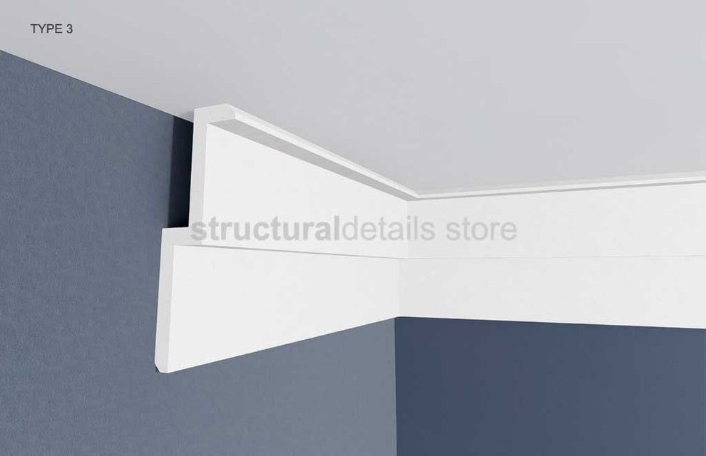 Stepped Ceiling Cornice Mouldings Revit Profiles Families ...