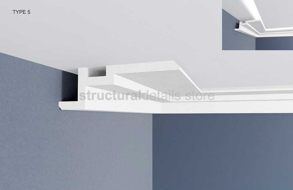Stepped Ceiling Cornice Mouldings Revit Profiles Families ...