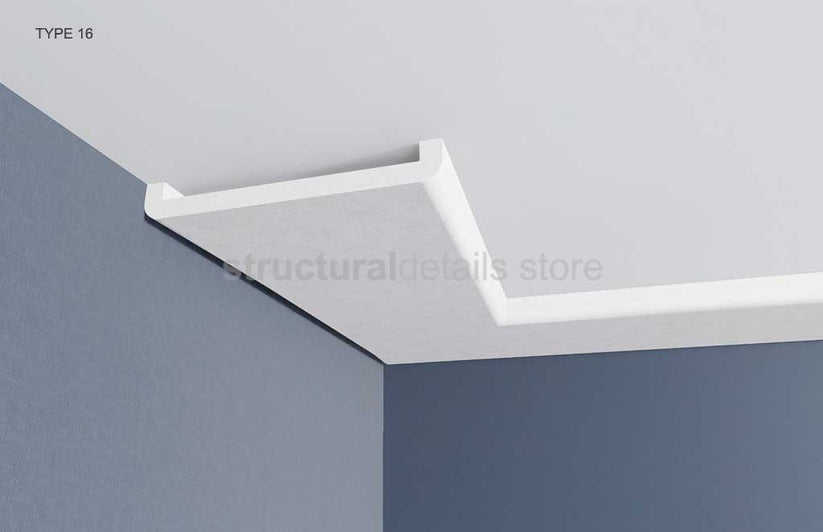 Plain Ceiling Cornice Mouldings Revit Profiles Families - structuraldetails