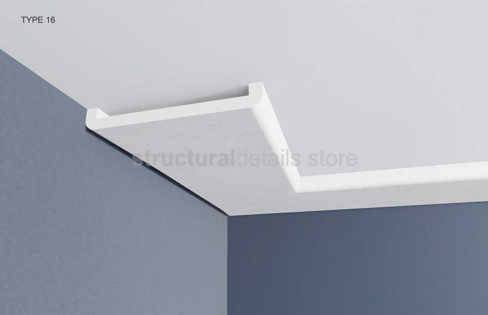 Plain Ceiling Cornice Mouldings Revit Profiles Families - structuraldetails