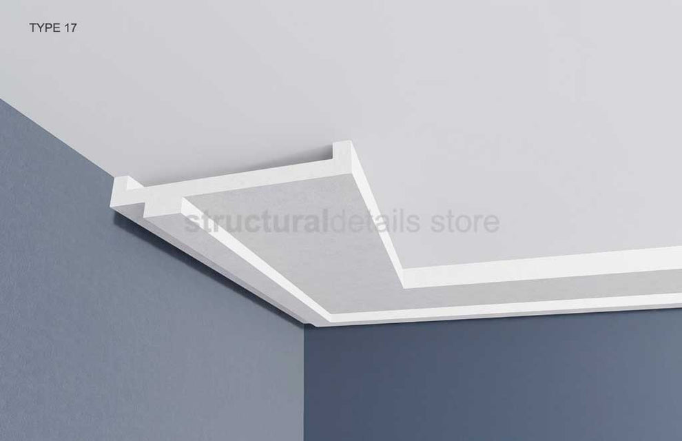Plain Ceiling Cornice Mouldings Revit Profiles Families - structuraldetails