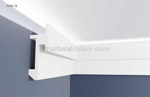 Plain Ceiling Cornice Mouldings Revit Profiles Families - structuraldetails