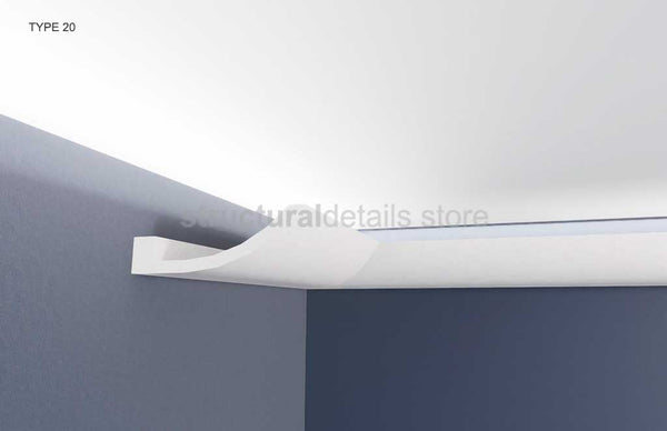 Plain Ceiling Cornice Mouldings Revit Profiles Families - structuraldetails