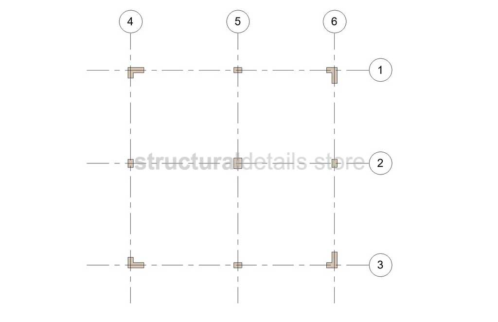 L Shaped Column Parametric Revit Family - structuraldetails
