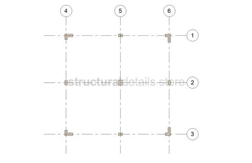 L Shaped Column Parametric Revit Family - structuraldetails