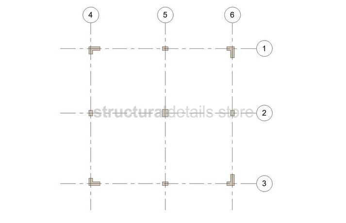 L Shaped Column Parametric Revit Family - structuraldetails