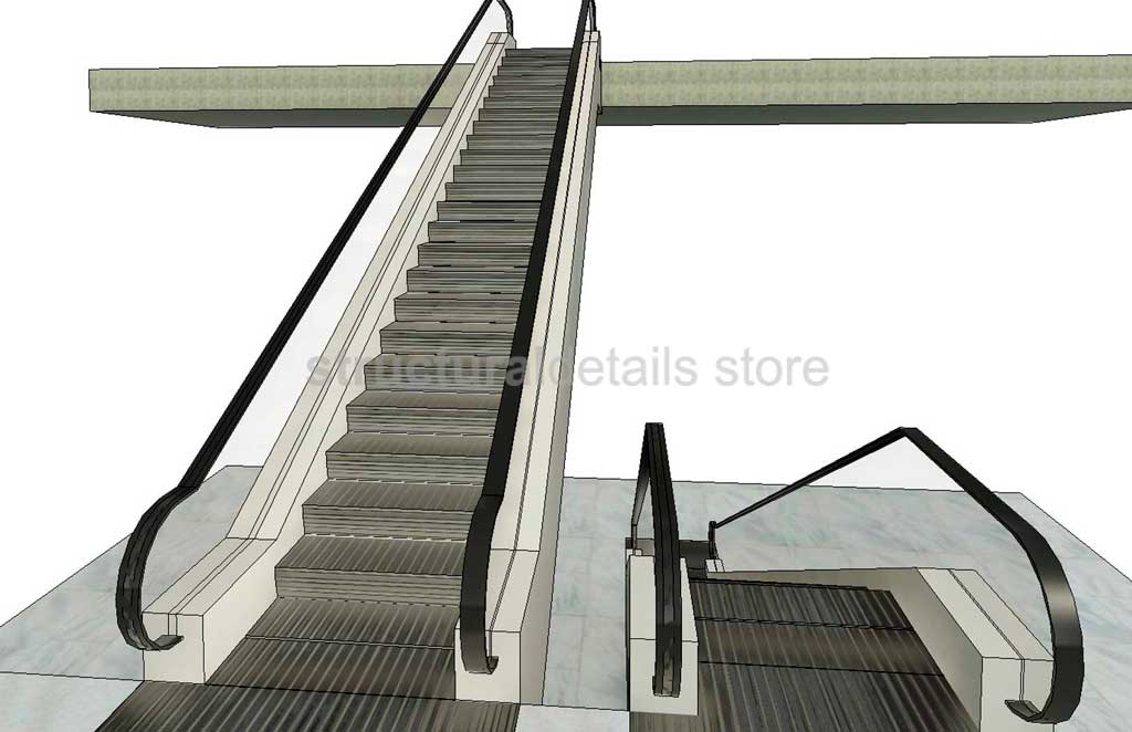 Parametric Two Level Based Escalator Revit Family - structuraldetails