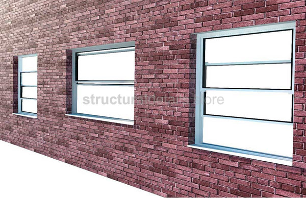 Double Hung Vertical Slide Window Parametric Revit Family ...