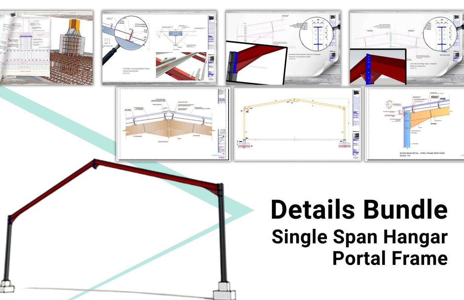 Steel Beams CAD Detailed Drawings - structuraldetails
