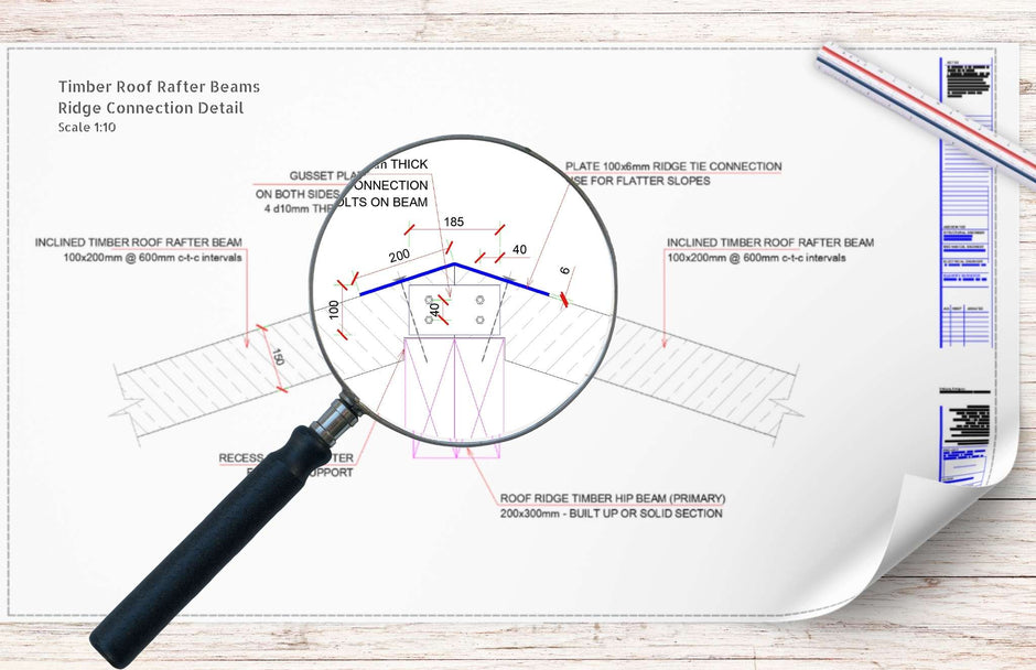 Timber Roof CAD Detailed Drawings - structuraldetails