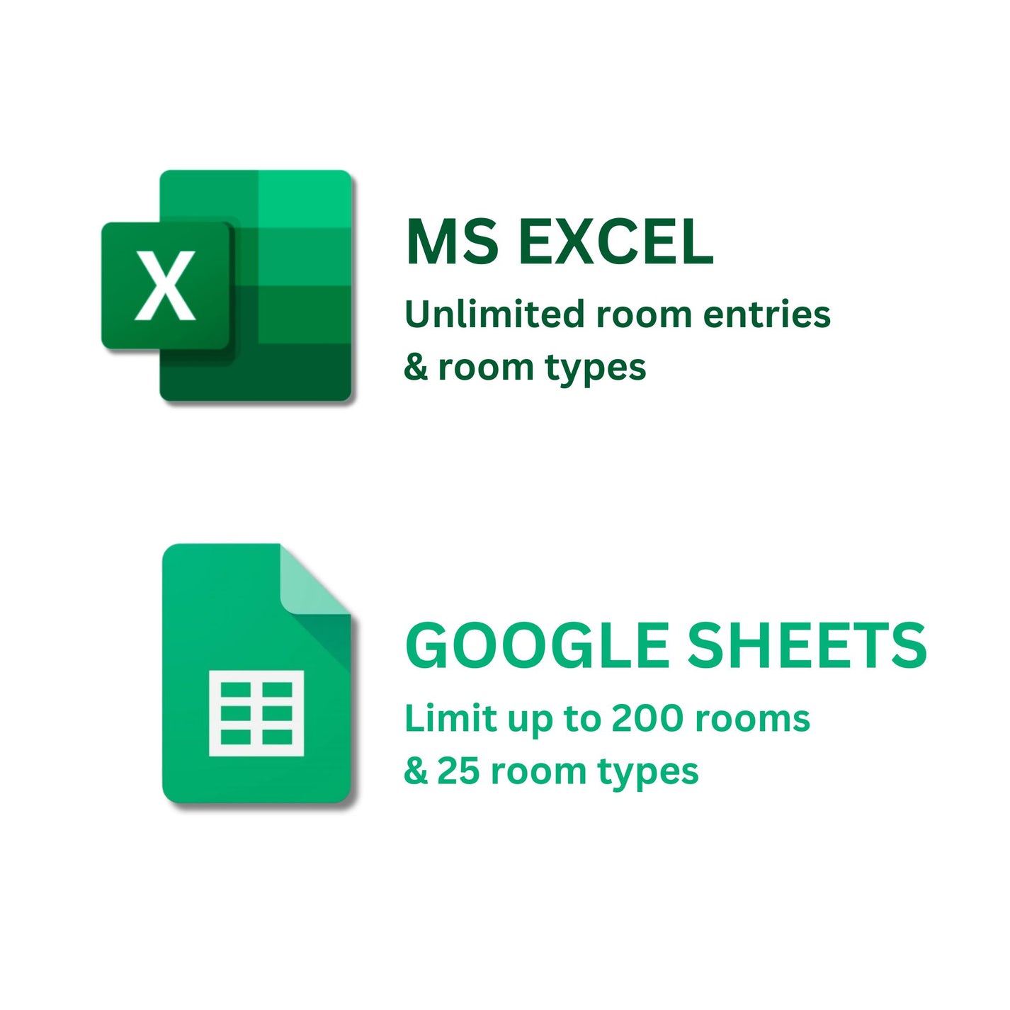 Hotel Rooms Matrix Booking Registry Excel Template - structuraldetails