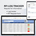 RFI Log Tracker Management Excel Template - structuraldetails