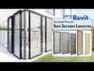 Vertical Sun Screen Louvre Panels Parametric Revit Family ...