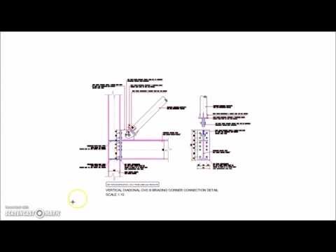 Vertical Diagonal CHS X Bracing Corner Support Connection ...