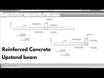 Reinforced Concrete Inverted Upstand Beam Slab Support CAD Detail ...