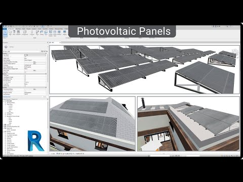 Photovoltaic Solar Panels Parametric Revit Family - structuraldetails