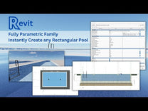 Rectangular Swimming Pools Fully Parametric Revit Family ...