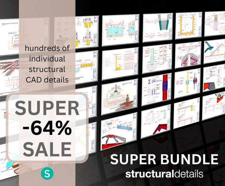 Complete Structural CAD drawing libraries - structuraldetails